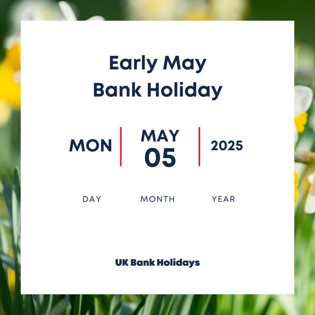 UK Bank Holidays 2025 - British Public Holidays Dates Calendar